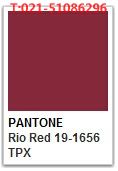 PANTONE Rio Red 19-1656 TPX _色号查询_PANTONE 潘通色卡国内代理商--彩虹国际色卡-您色彩选择的好帮手！潘 ...